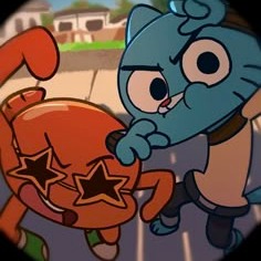 Darwin And Gumball Pfp by qu1xn