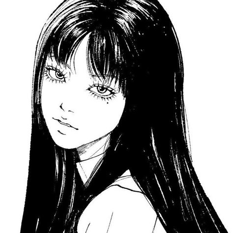 Manga Black And White Profile Avatar Pfp by Lucid