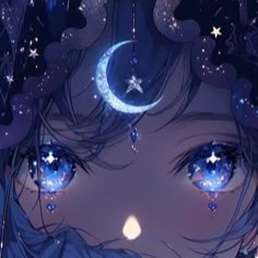 Anime Moon Pfp by codeine kitty