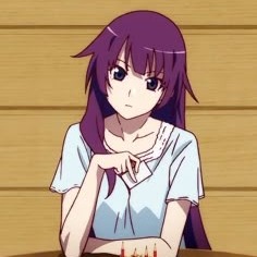 Hitagi Senjougahara Pfp by Isuk