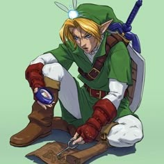 Oot Link Pfp by Jxcy♡