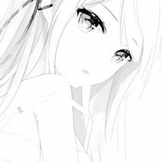 White Anime Profile Picture Pfp by denxfn2024