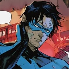 Nightwing Comic Pfp by Faith꒰♡꒱
