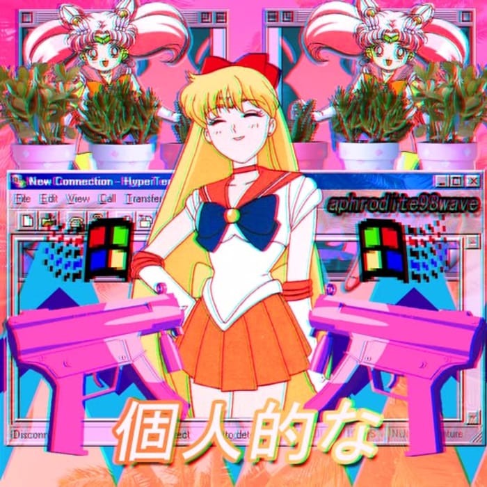 Vaporwave Avatar Pfp by bubblycuzynot