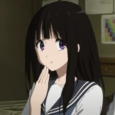 Eru Chitanda Profile Picture Pfp by redst0nem4n.