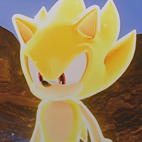 Super Sonic Pfp by Lucid
