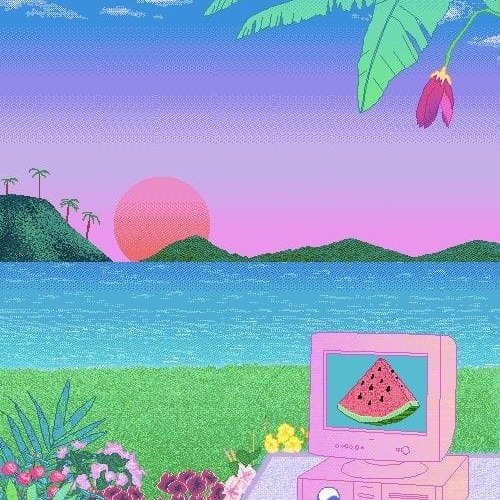 Vaporwave Profile Avatar Pfp by Bella