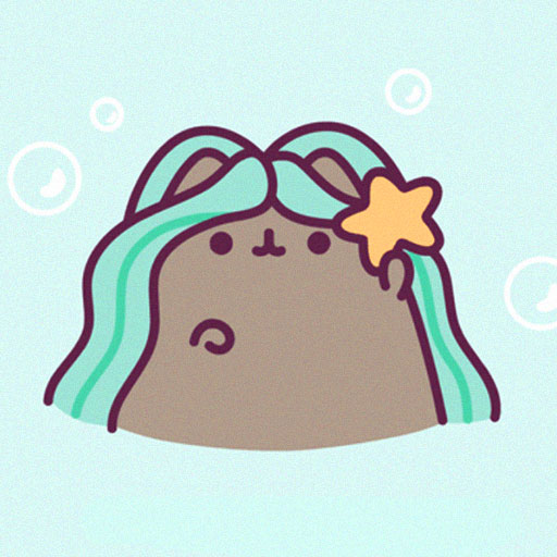 Pusheen Mermaid Pfp by Kohai