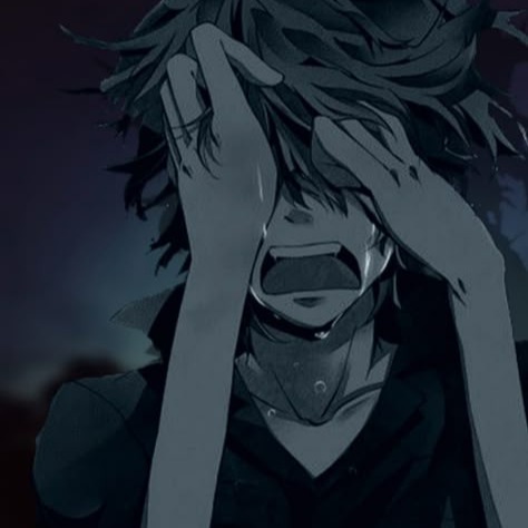 Crying Anime Pfp by Twiz