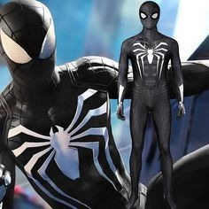 Black Suit Spider Man Pfp by Lucid