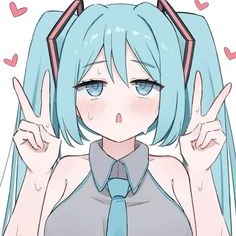 Miku Fanart Pfp by ThunderXi