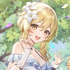 Lumine Genshin Impact Pfp by rockhartd