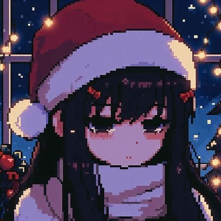 Aesthetic Christmas Anime Pfp by redst0nem4n.