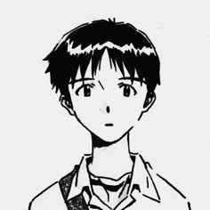 Shinji Manga Pfp by dino_696