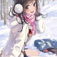 Winter Anime Profile Picture Pfp by noé