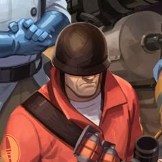Soldier Tf2 Pfp by codeine kitty