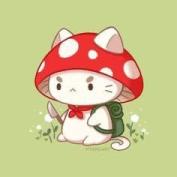Mushroom Cat Pfp by Faelynn