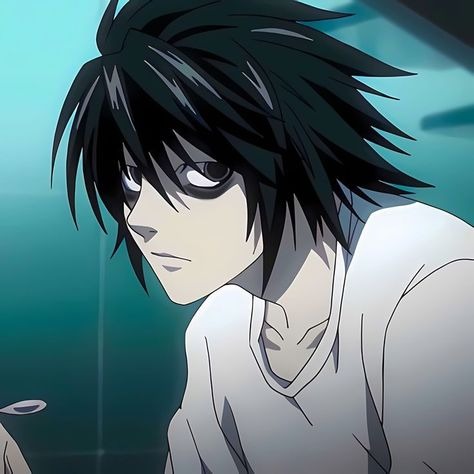 L From Death Note Pfp by Jxcy♡