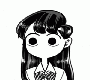 Komi-san Surprise Pfp by Tenshi